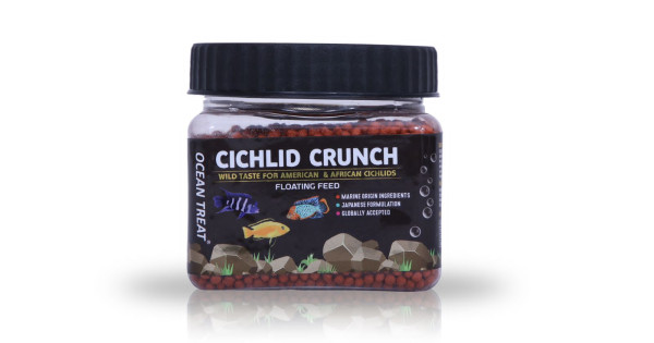 Ocean Treat Cichild Crunch Fish Food | AQUAstore